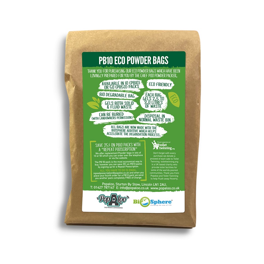 Powder Bags PB10 (10) - Popaloo