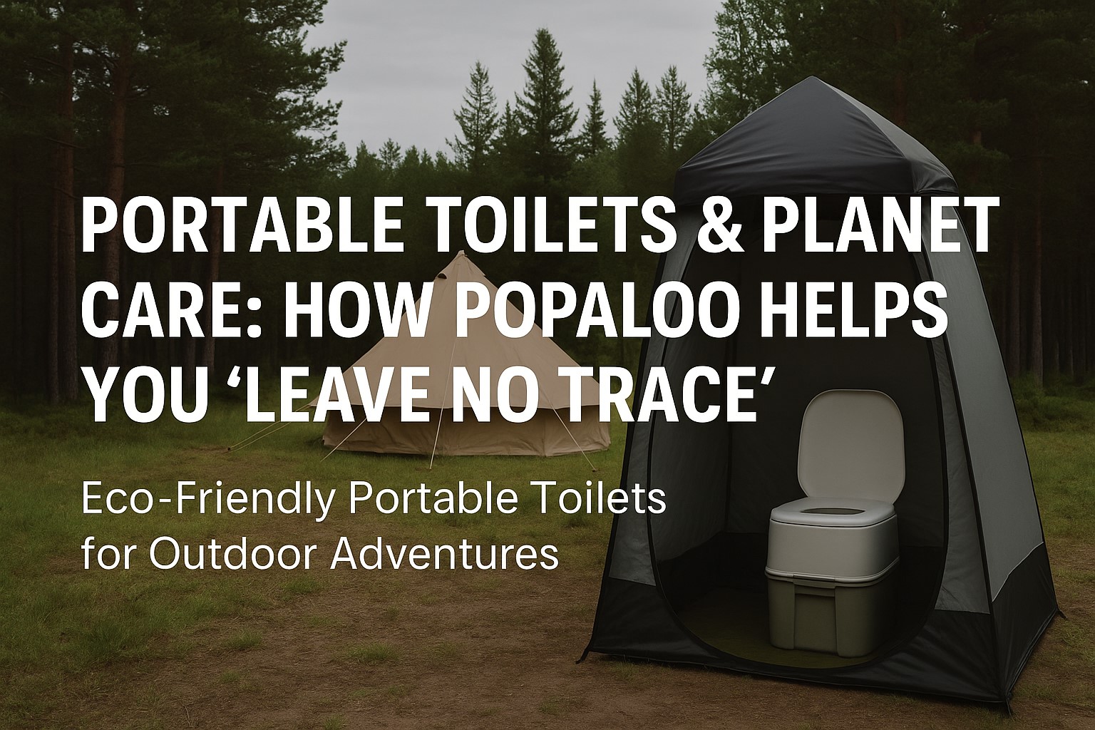 Leave No Trace with Popaloo | Eco-Friendly Portable Toilets for Outdoor ...